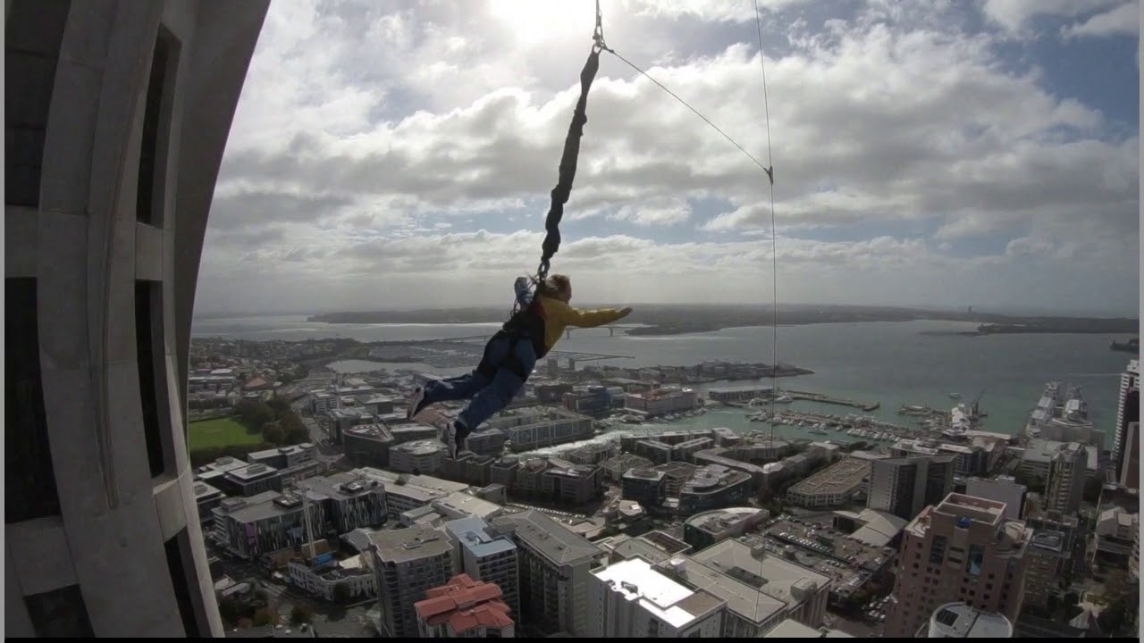 Sky Jump in New Zealand- April 2018 - YouTube