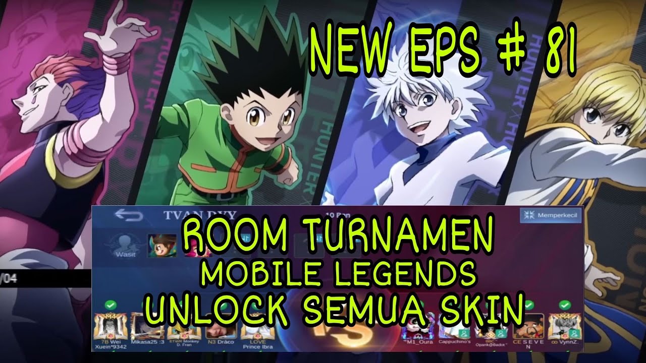 ROOM TURNAMEN MOBILE LEGENDS 2025 || cara main di room turnamen mobile ...
