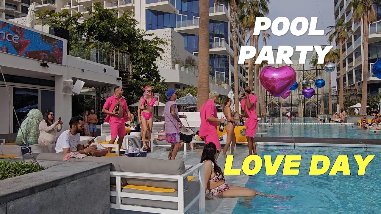 Dubai club | Pool party | #beach #beachclub #poolparty - YouTube
