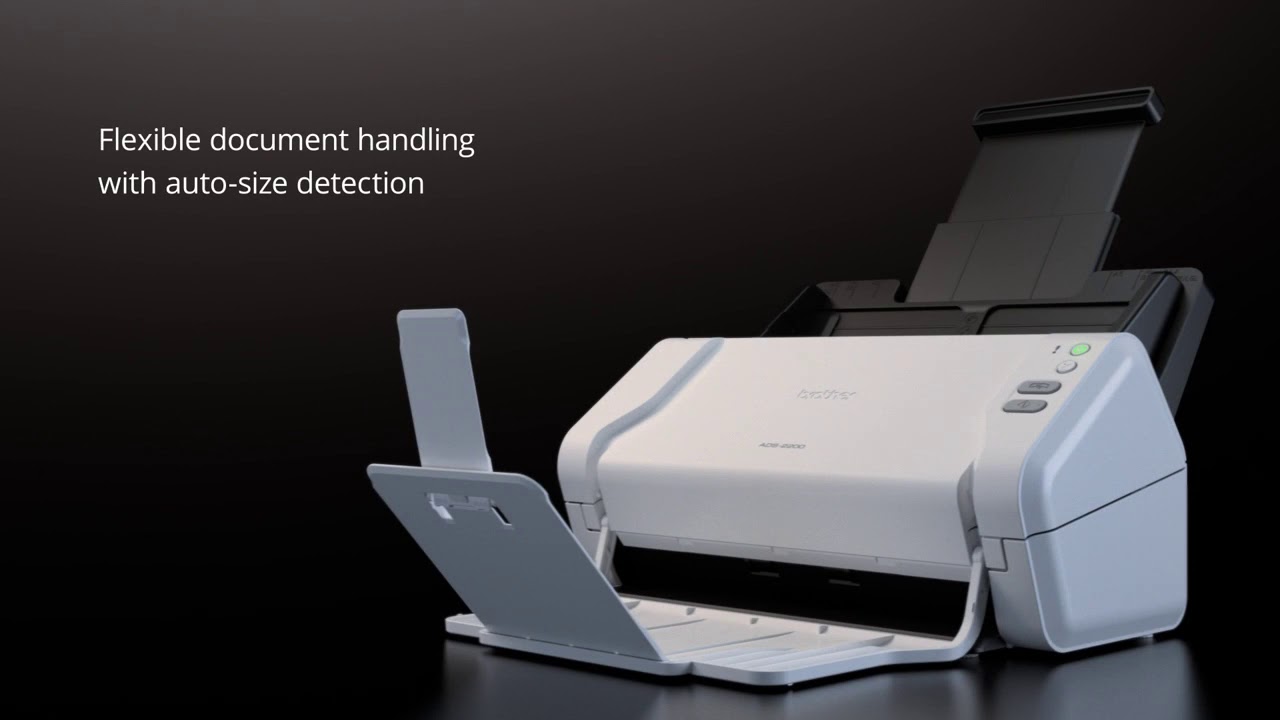 Scanner Brother ADS 2200 - YouTube