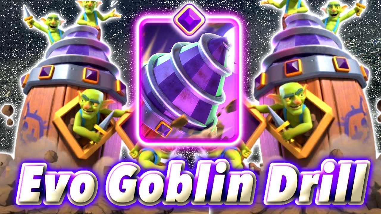 Evo Goblin Drill is so broken!!🤣-Clash Royale - YouTube