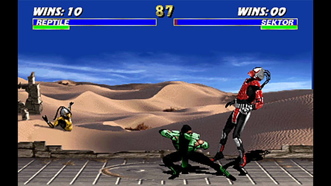 Ultimate Mortal Kombat 3 - Reptile - Slide - YouTube