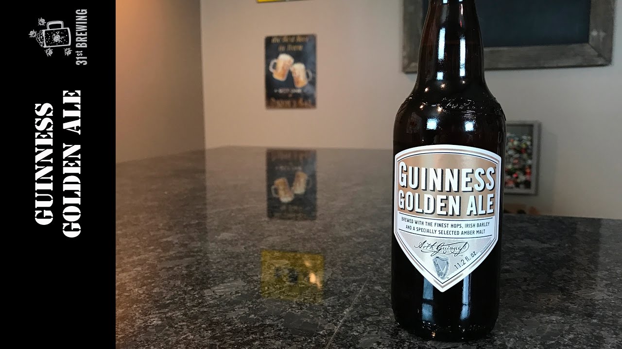 Guinness Golden Ale Beer Review 2017 - YouTube
