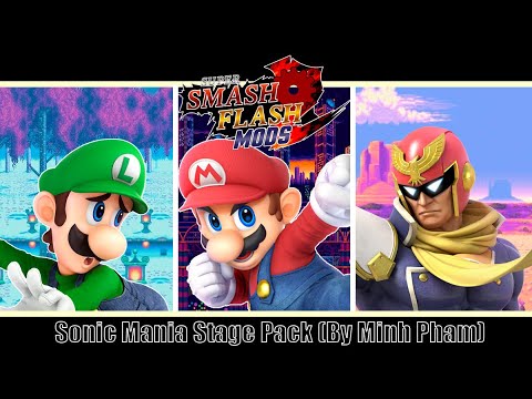 SSF2 Mods Showcase: Sonic Mania Stage Pack (by Minh Pham) - YouTube