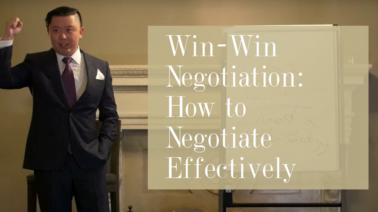 Win-Win Negotiation: How to Negotiate Effectively with Dan Lok - YouTube
