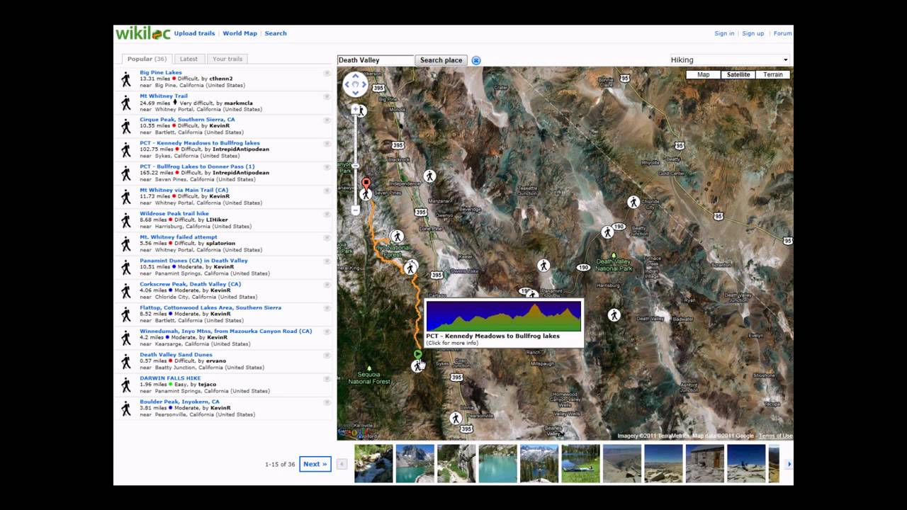 How do I find trails on Wikiloc? - YouTube
