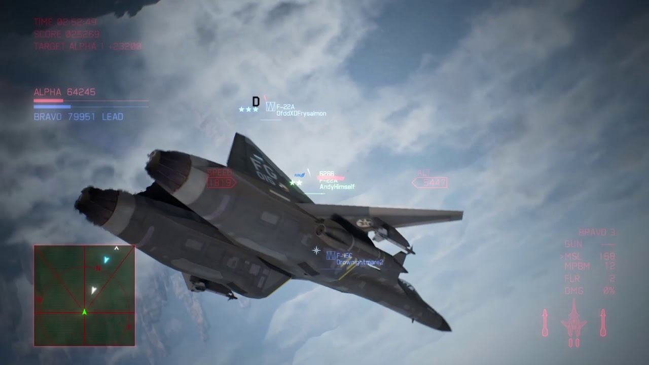 Ace Combat 7 : Skies Unknown | MultiPlayer Team Death Match | ADFX-01 ...