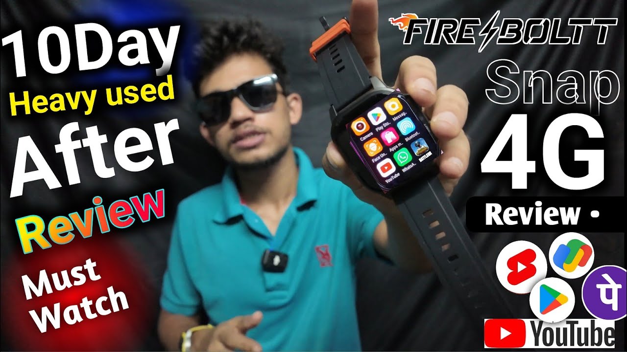 Fireboltt Snap 4G 10Day heavy used after review #fireboltt #smartwatch ...