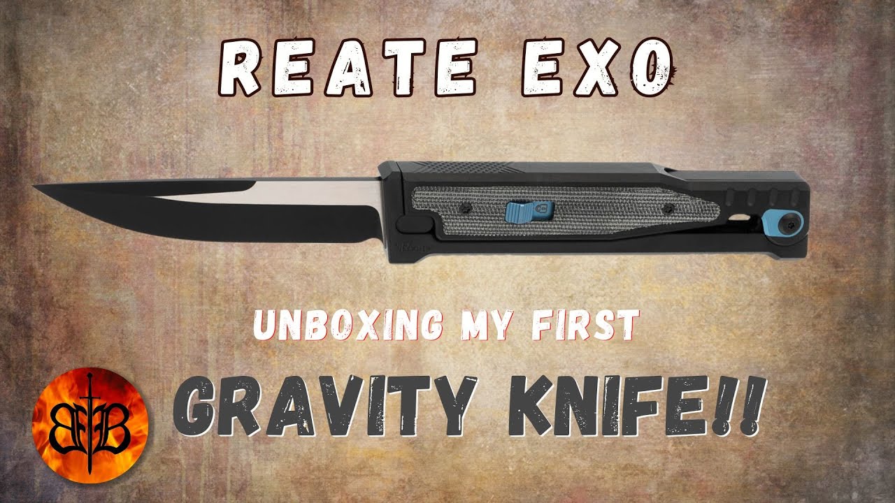 Unboxing a Large Gravity Knife: The Reate Exo! - YouTube