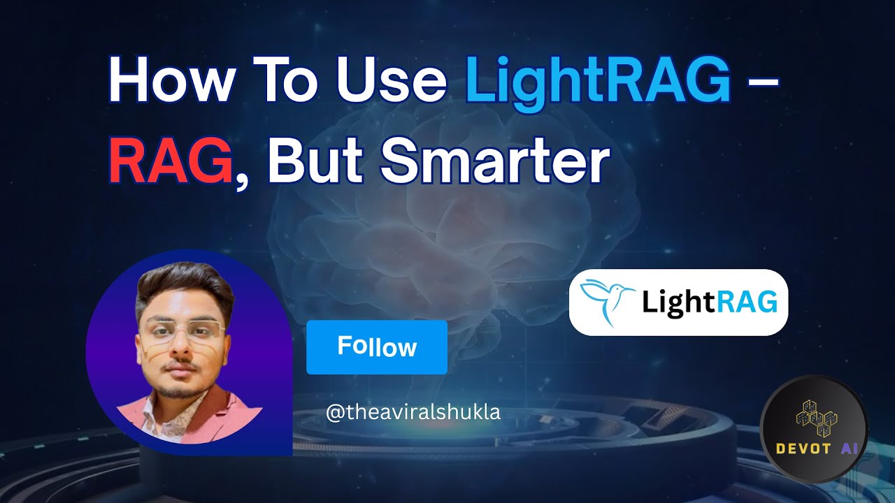 STOP Using Basic RAG Until You See This 😳 (LightRAG Setup) - YouTube