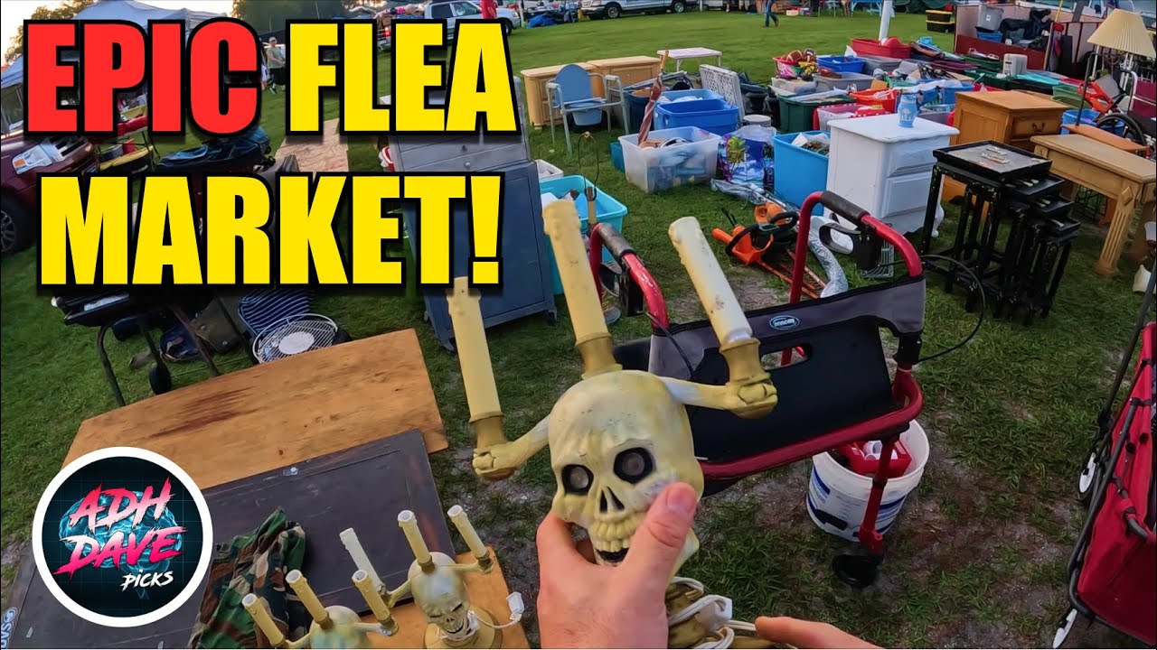 THIS WAS THE MOST INSANE FLEA MARKET EVER! - YouTube