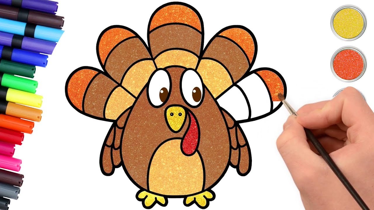 How To Draw Turkey 🦃 | Thanksgiving Turkey | Chiki Doodle ️🧒 - YouTube
