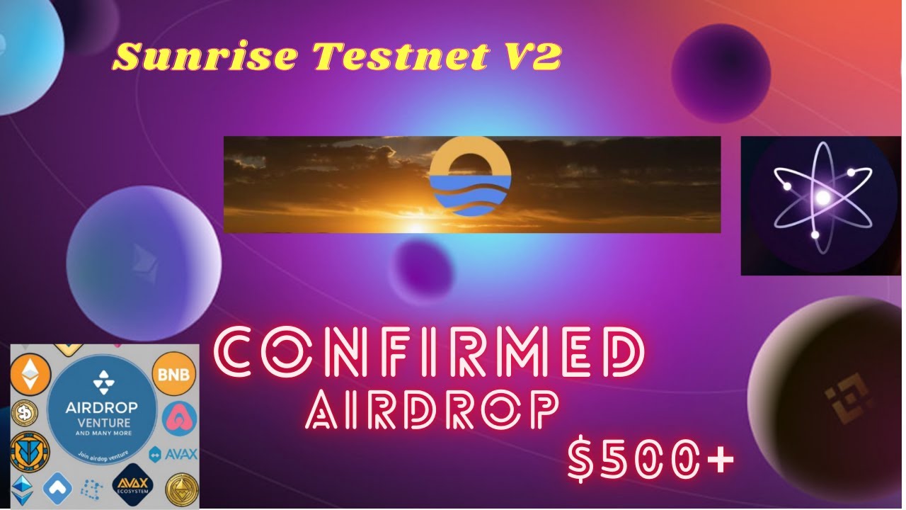 Sunrise Airdrop 🌞COSMOS PROJECT 🌞 JOIN NOW - YouTube