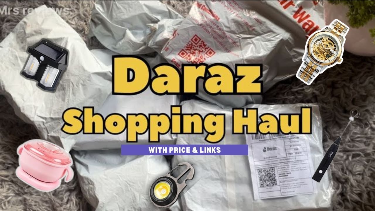 *unboxing* Daraz shopping haul 🛍️ Daraz finds #darazshoppinghaul - YouTube