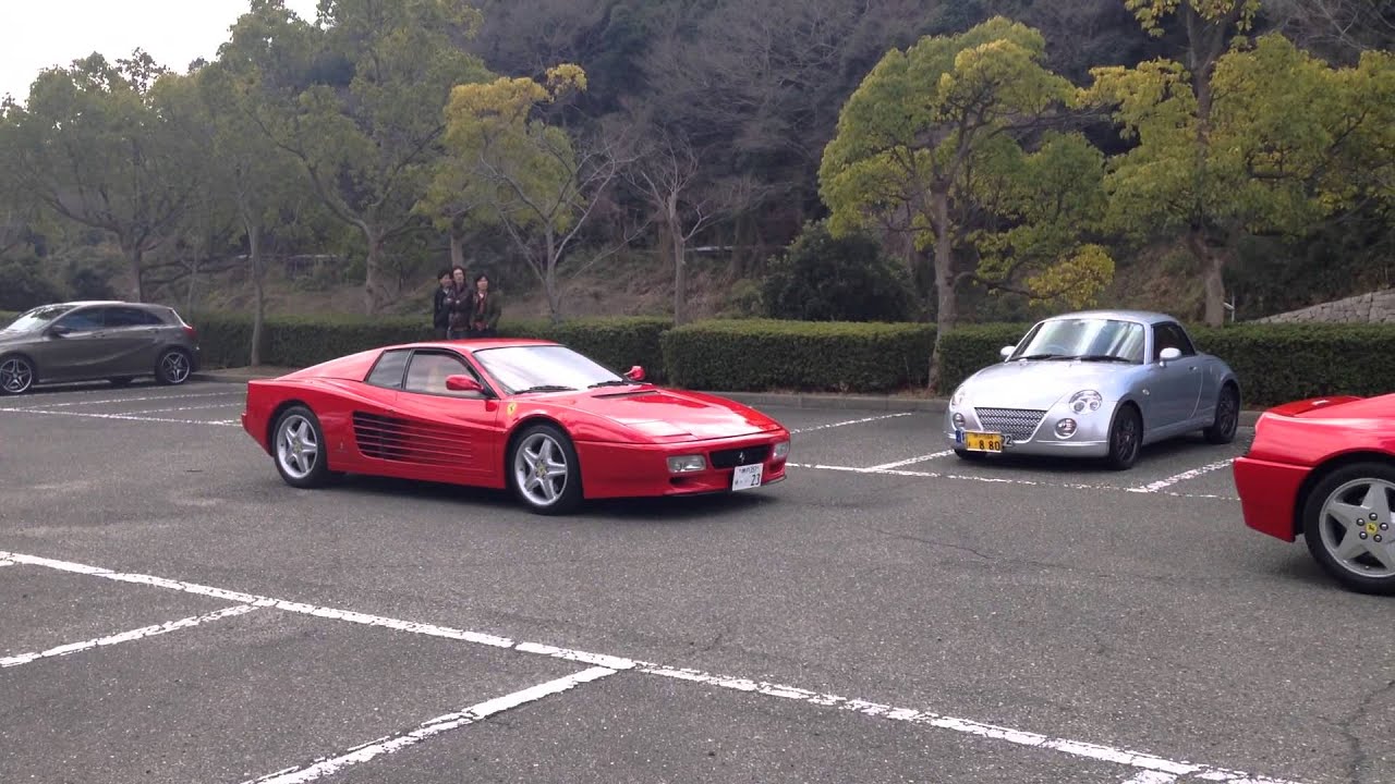 Ferrari 348ts Targa top 348tb V12 Testarossa サウンド - YouTube