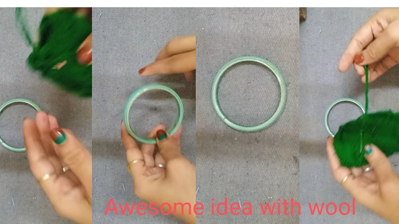 DIY. Old bangles reuse ideas .Bangle making ideas without using silk thread , Best out of waste ...