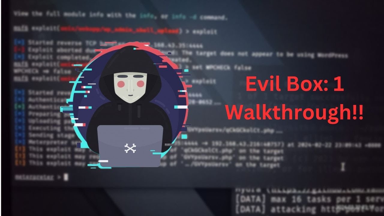 EvilBox: 1 Walkthrough - YouTube
