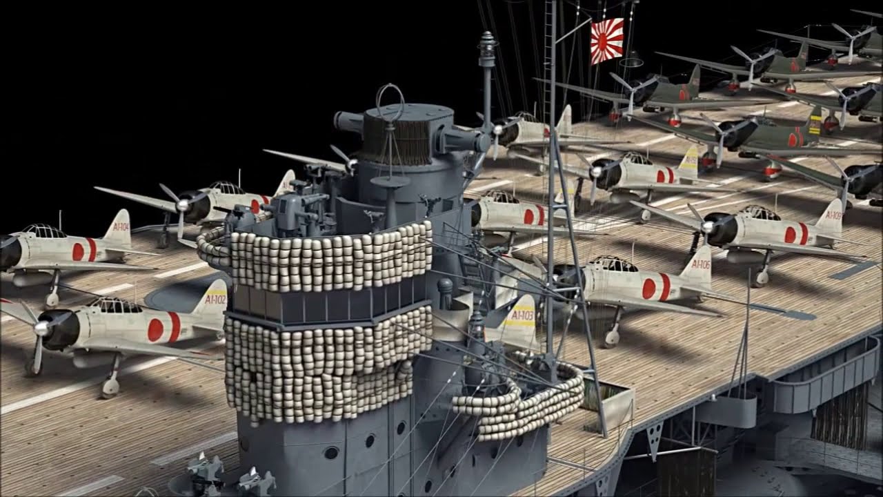 Akagi Aircraft Carrier Model