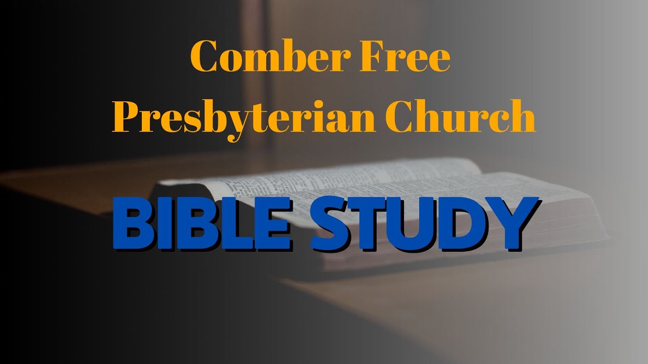 Bible Study 3rd October - Rev Thomas Martin - YouTube