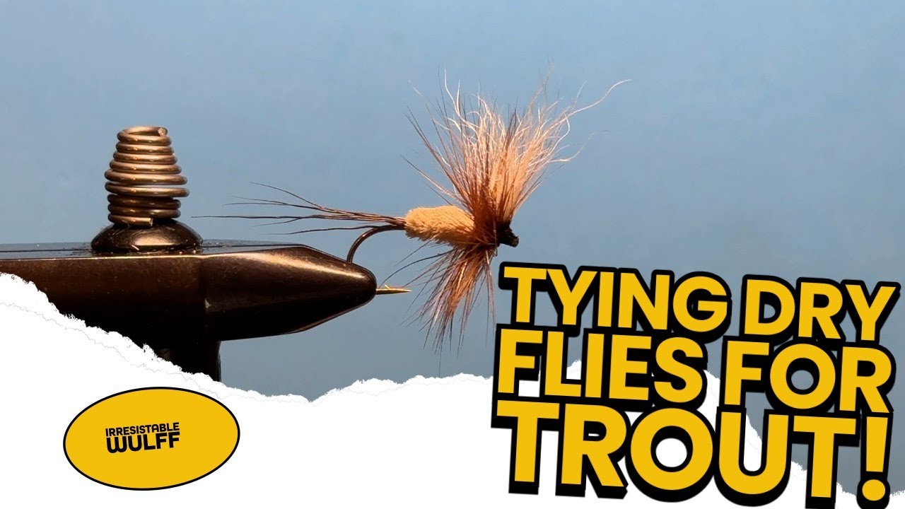Tying Dry Flies for Trout- the Irresistible Wulff - YouTube