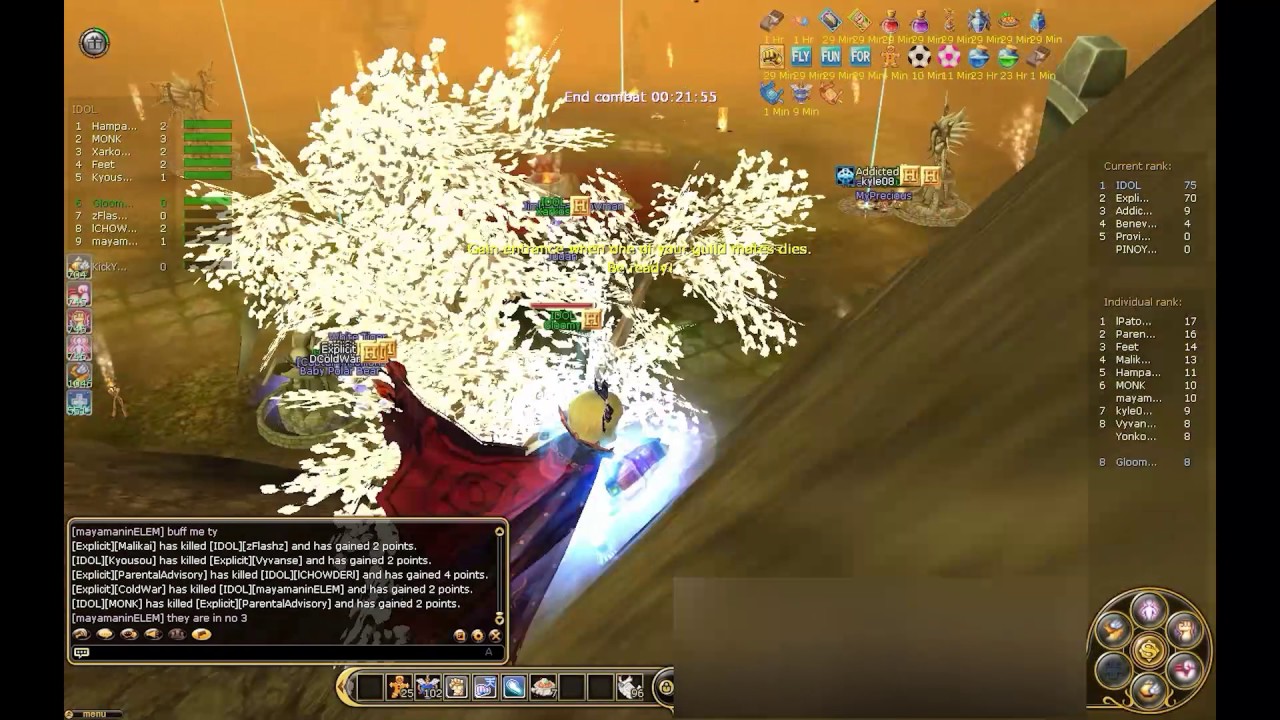 Flyff Guild siege Yetti 11-03-2017 PoV Gloomy - YouTube