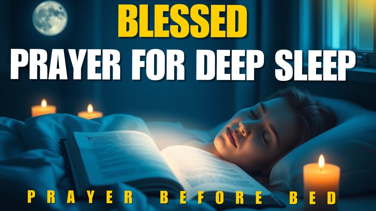 A peaceful bedtime prayer | deep sleep prayer | A blessed night prayer ...