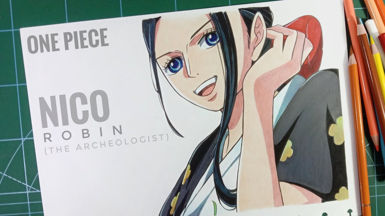 Drawing Nico Robin in Anime One Piece l Nico Robin Arc Wano l Anime ...