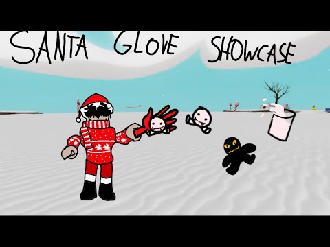I FINALLY Got the santa glove.. (Santa Glove showcase) | Slap battles ...