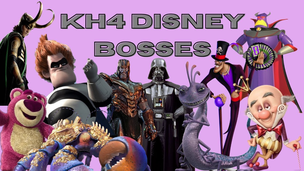 The Disney Bosses of Kingdom Hearts IV - YouTube