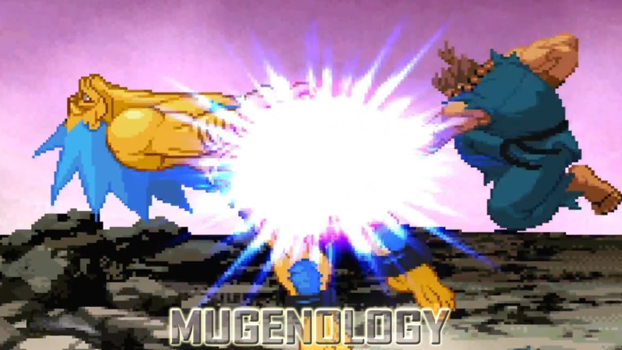 Blanka (CVS) vs Akuma (CVS) - MUGEN - YouTube