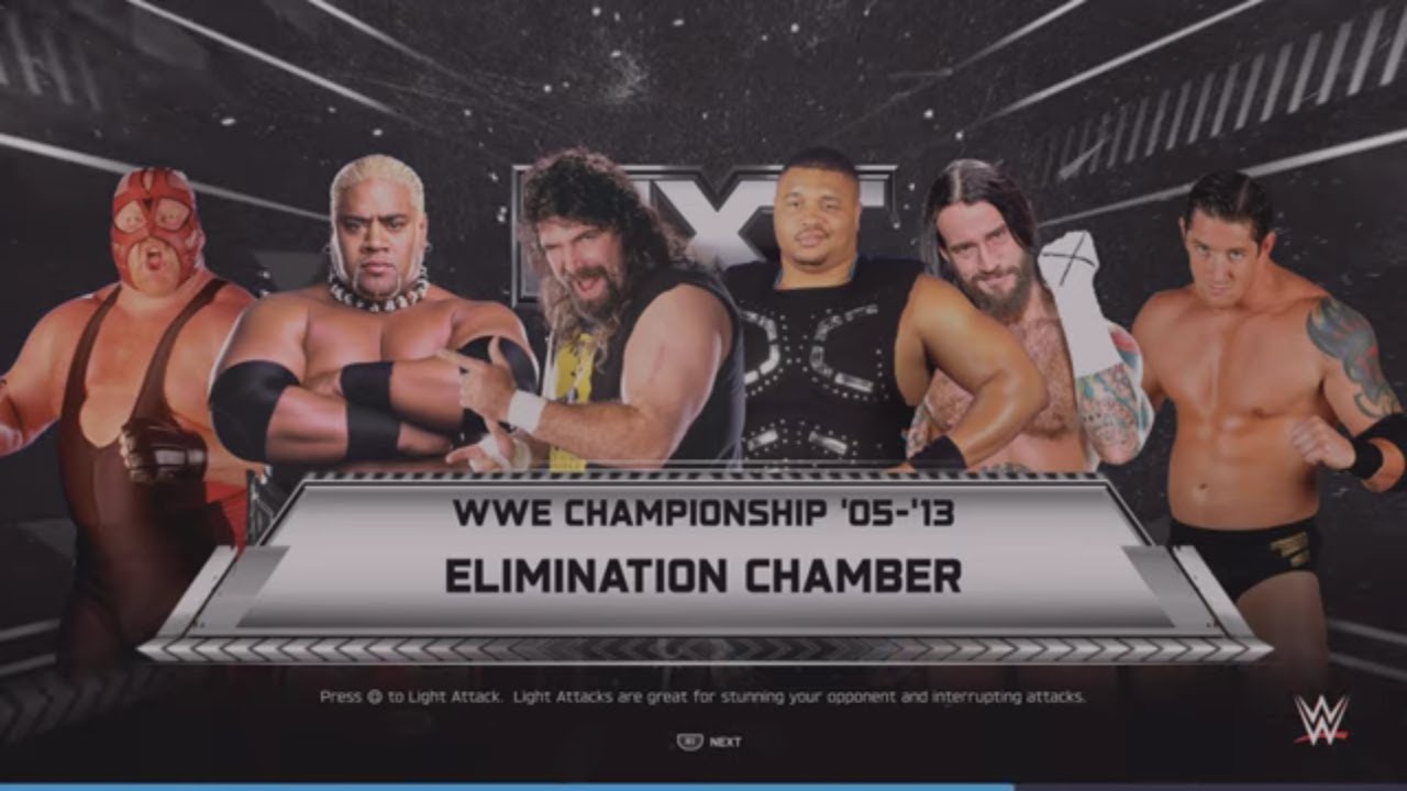 WWE 2K25 Punk '10 VS Cactus, Rikishi, Vader, D'Lo, Wade Elm. Chamber ...