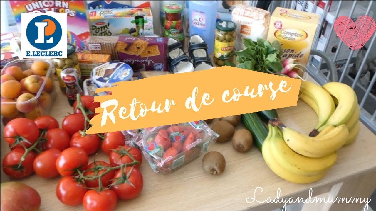 [RETOUR DE COURSE] Menu fraîcheur ! - YouTube