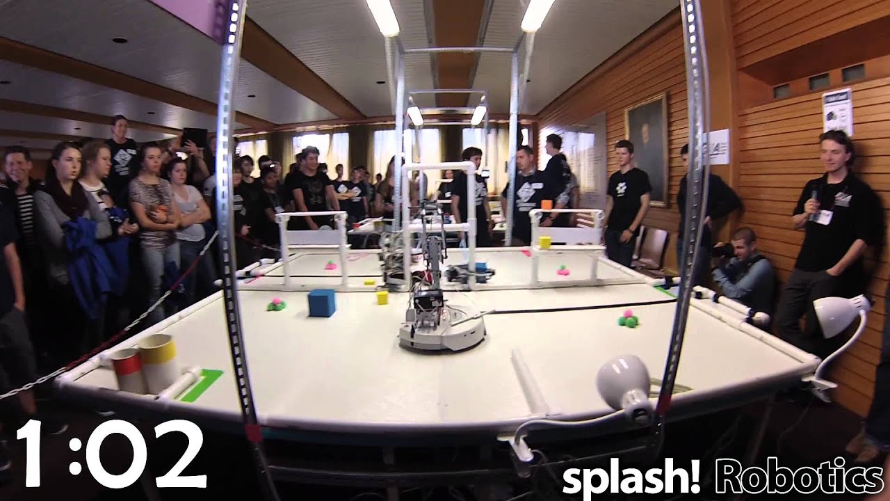 ECER14 Double Elimination 1 - splash! Robotics - YouTube