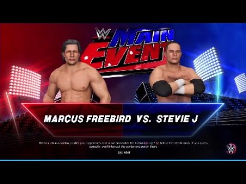 WWE Main Event| Marcus Freebird vs Stevie J WWE2K23 - YouTube