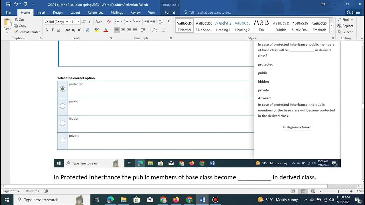 Cs304 Quiz No 3 Solution Spring 2023 Youtube