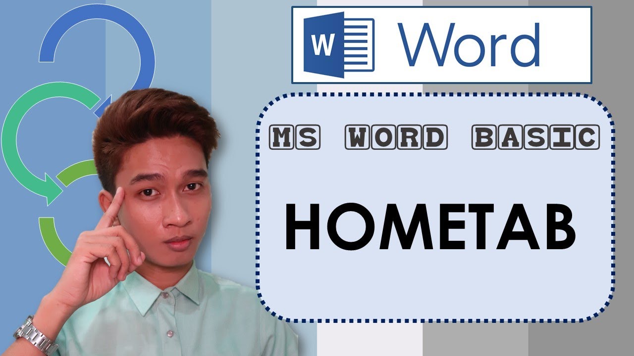 MS WORD BASIC: HOME TAB || GROUPS and BUTTONS - YouTube