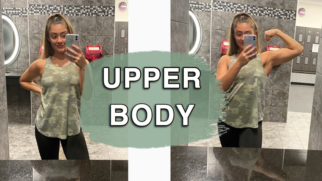 UPPER BODY WORKOUT // Finally back in the gym! - YouTube