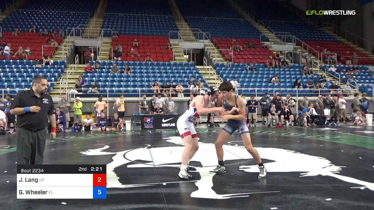 2018 USMC-USAW Cadet & Junior GR Nationals/Cadet 132 Round Of 64 - Jace ...