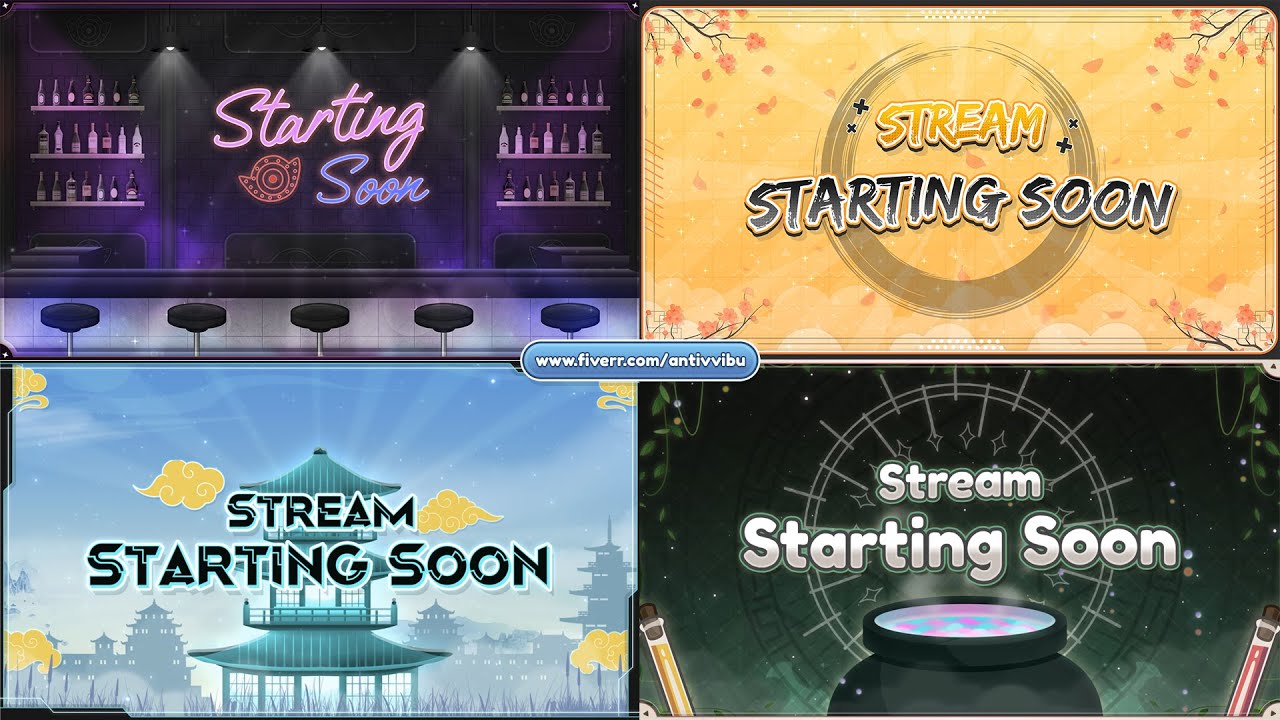 Animated Vtuber Loading Screens Design - YouTube