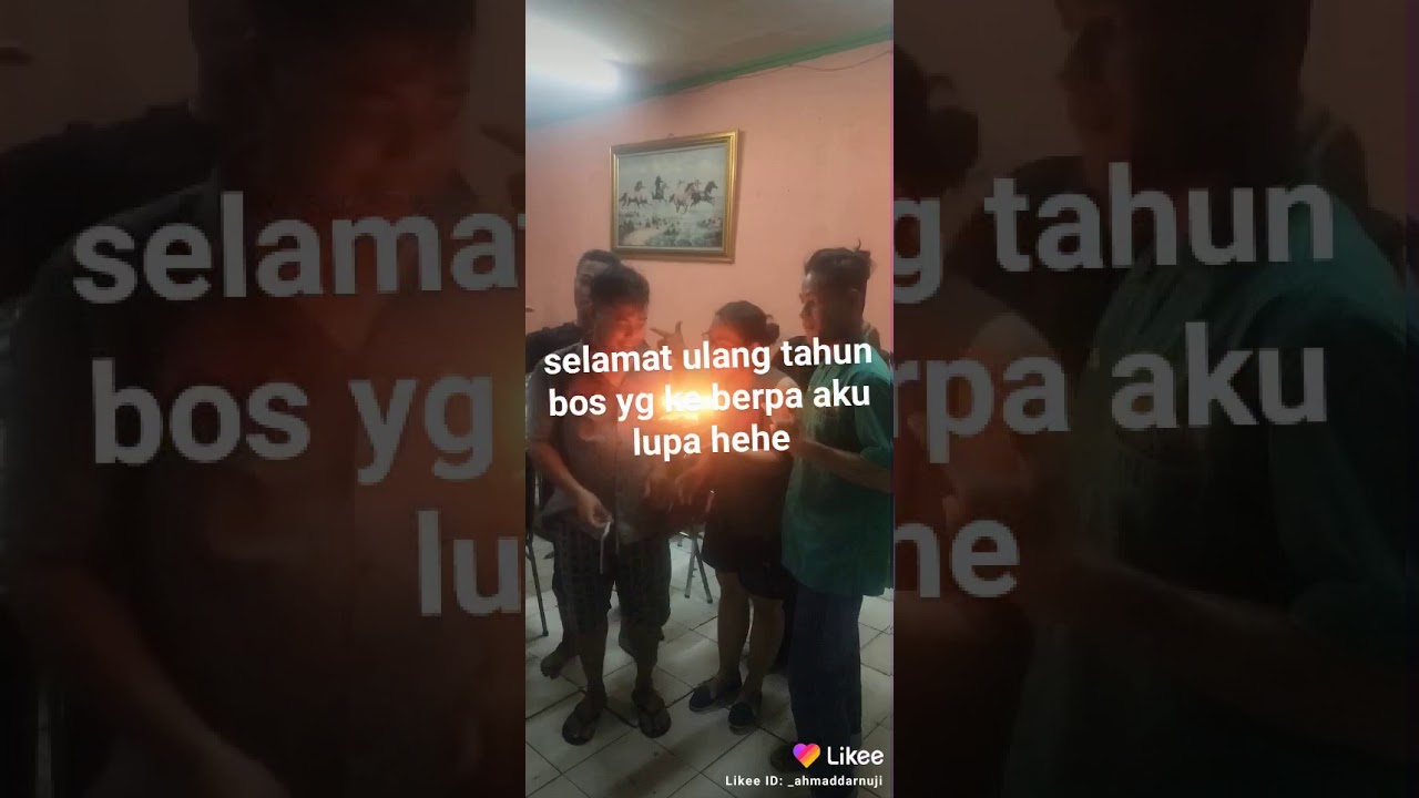 Hbd bos kita kmi di sederhana Minang kartini - YouTube