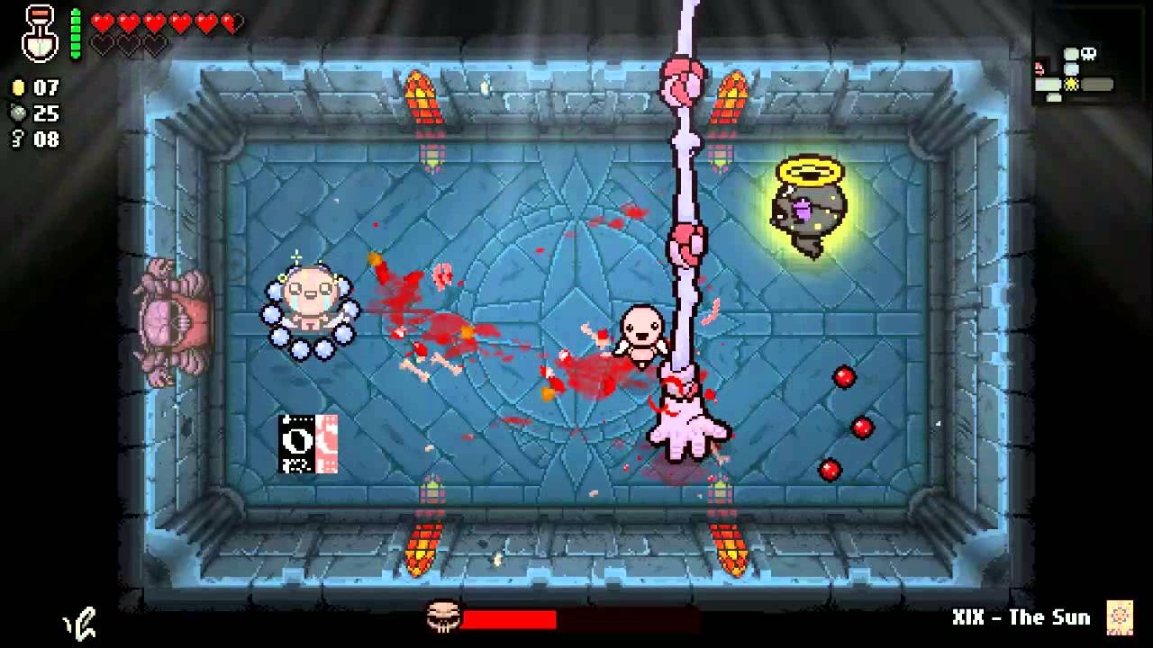The Binding of Isaac: Rebirth "Isaac" boss - YouTube