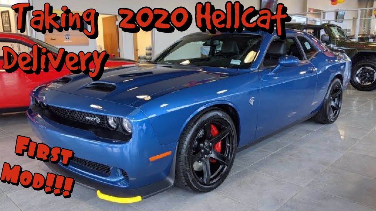 Taking Delivery of the Hellcat and First Mod (A MUST DO!) - YouTube