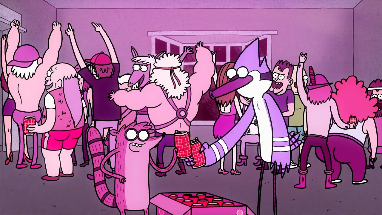 La fiesta de Rigby y Mordecai Un show mas capitulos completos - YouTube