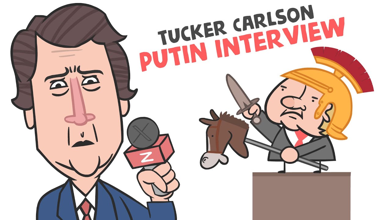 Tucker Carlson - Putin interview (animation) - YouTube