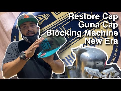 Restore Cap Menggunakan New Era Cap Blocking Machine - YouTube