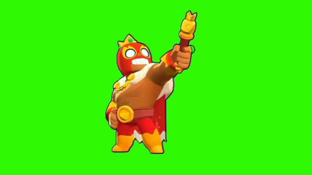 Футаж Эль Рей Примо Бравл Старс | Green Screen El Rey Primo Brawl Stars ...