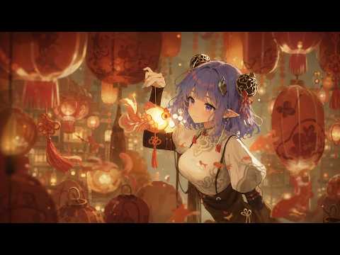 Lanterns Light the Way Home with Luna | Chinese Festival Lofi for Reunion, Study & Night Focus🌙🐱