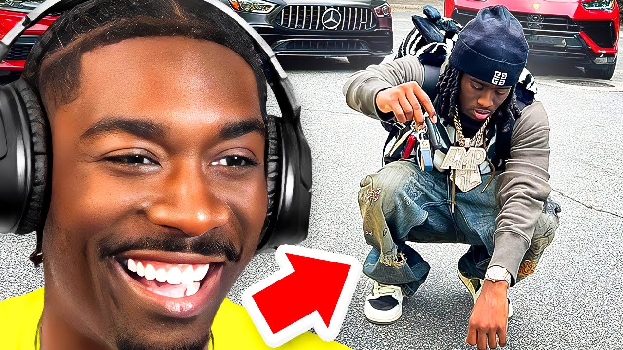 BruceDropEmOff Reacts to Kai Cenat's INSANE Car Collection.. - YouTube