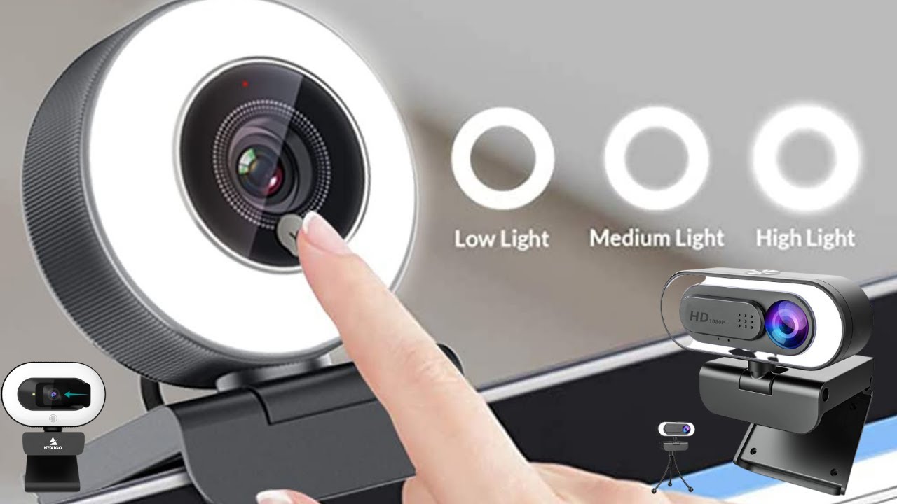 Best webcam with led lights | webcam for live streaming | Best LED ...
