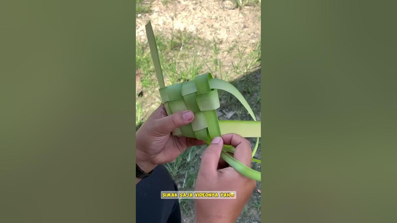 Tutorial Membuat Ketupat Dari Daun Kelapa Youtube